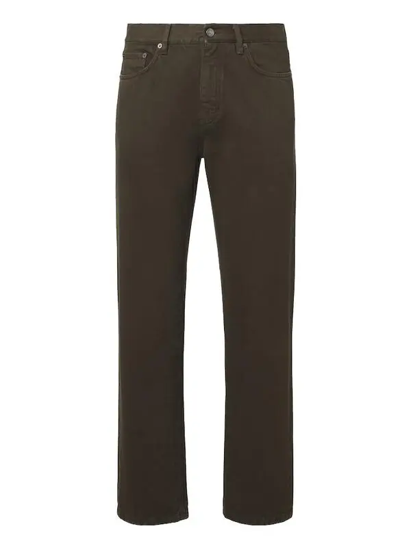 Zegna Roccia Straight Jeans - Beige
