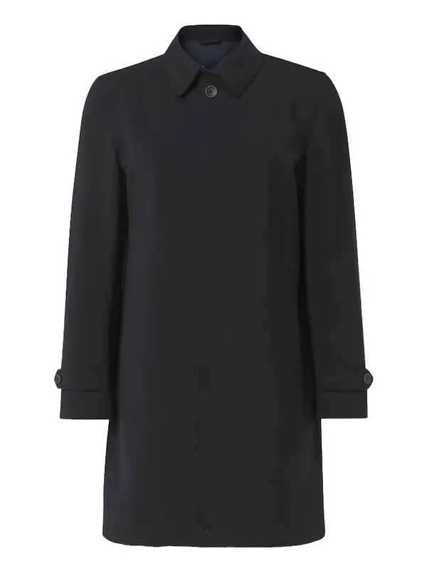 Herno Delon Car Coat - Blue
