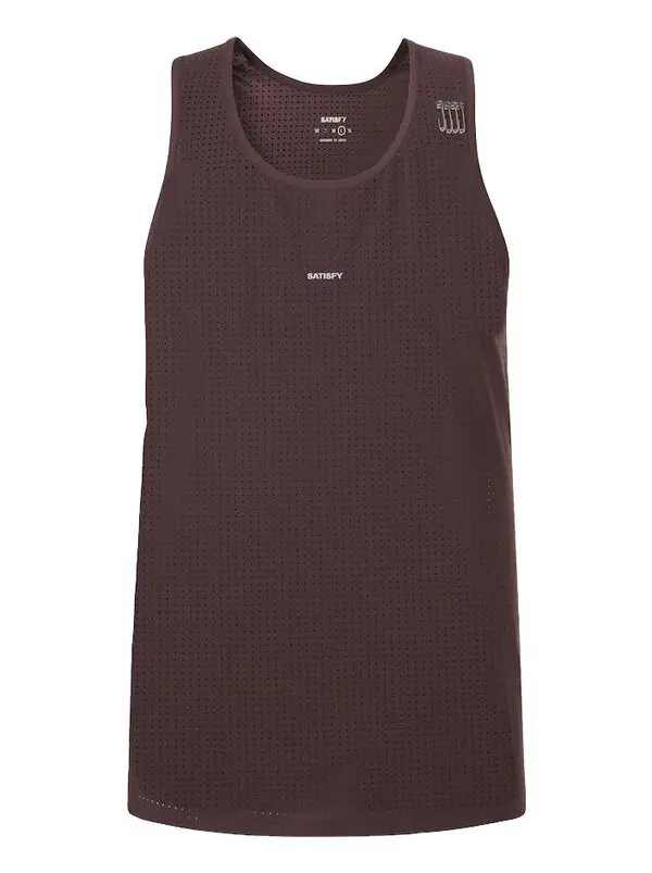Satisfy Space-o Tank Top - Brown