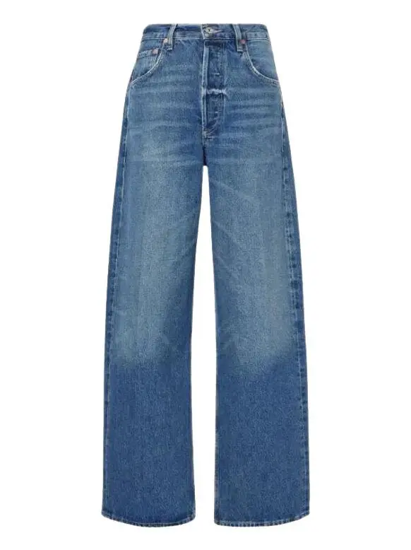 Citizens Of Humanity Ayla High-rise Wide-leg Jeans - Blue