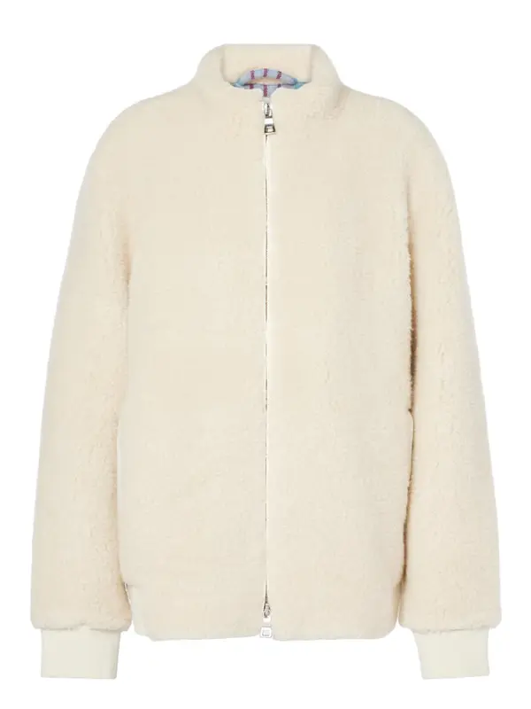 GOD'S TRUE CASHMERE T-bird Bomber Jacket - Beige
