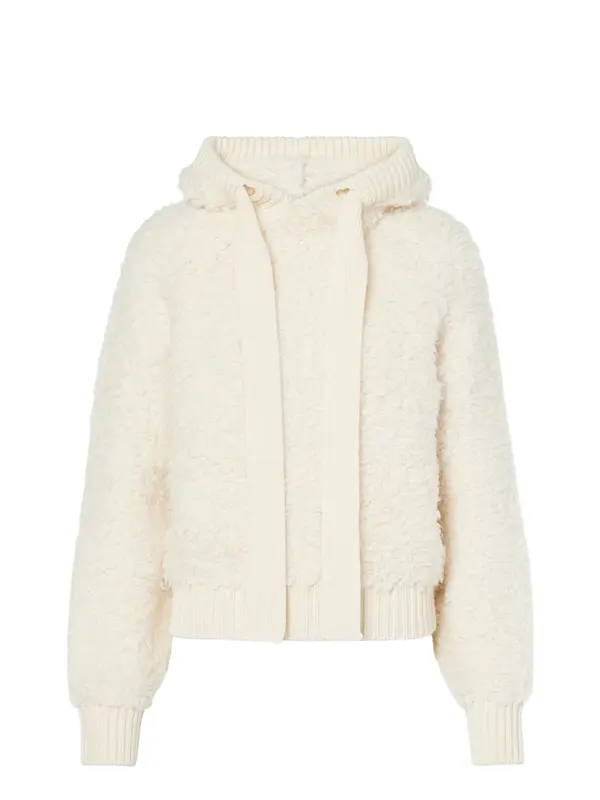 JETSET Jennifer Wool-blend Hoodie - Beige