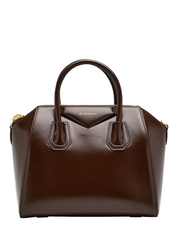 Givenchy Antigona Small Top Handle Bag - Ebony Brown