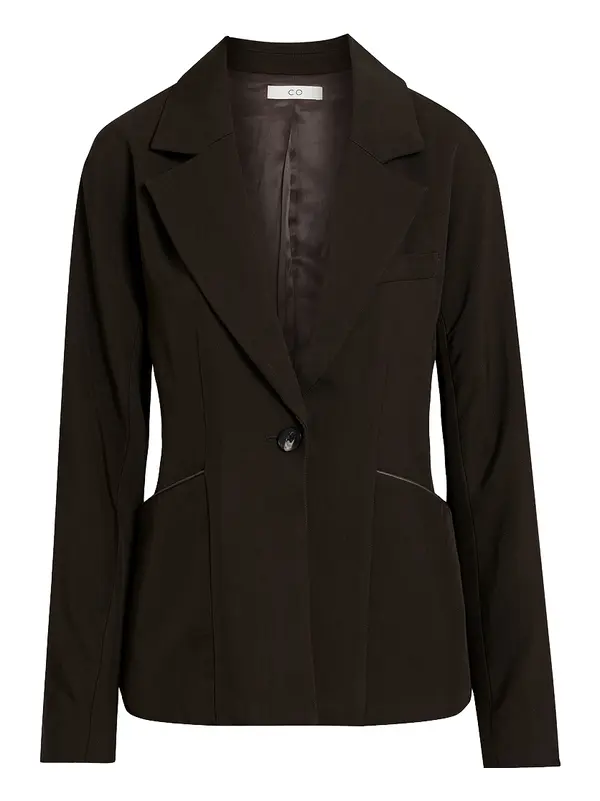 Co Faille Blazer - Black