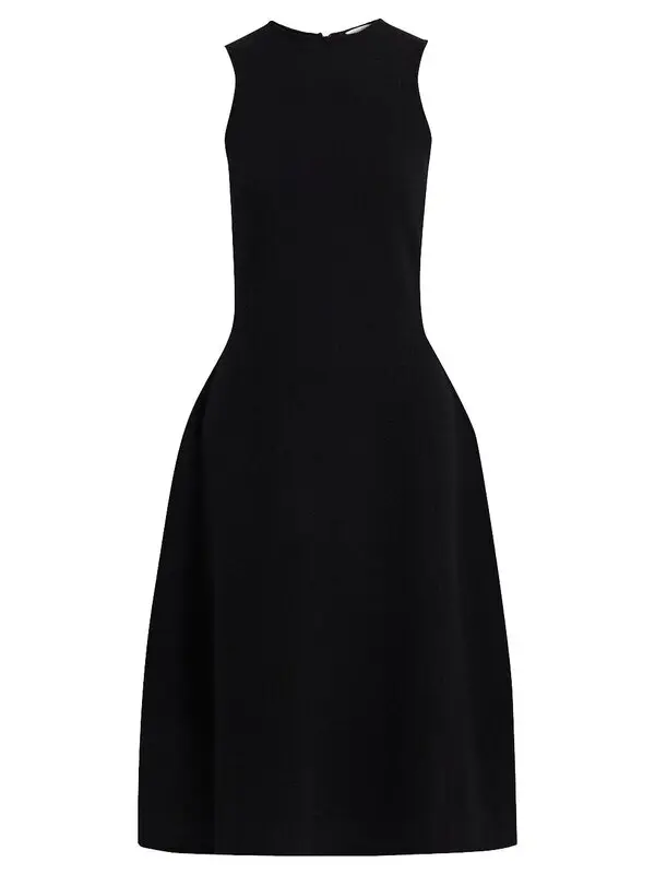 Co Wool Midi Dress - Black
