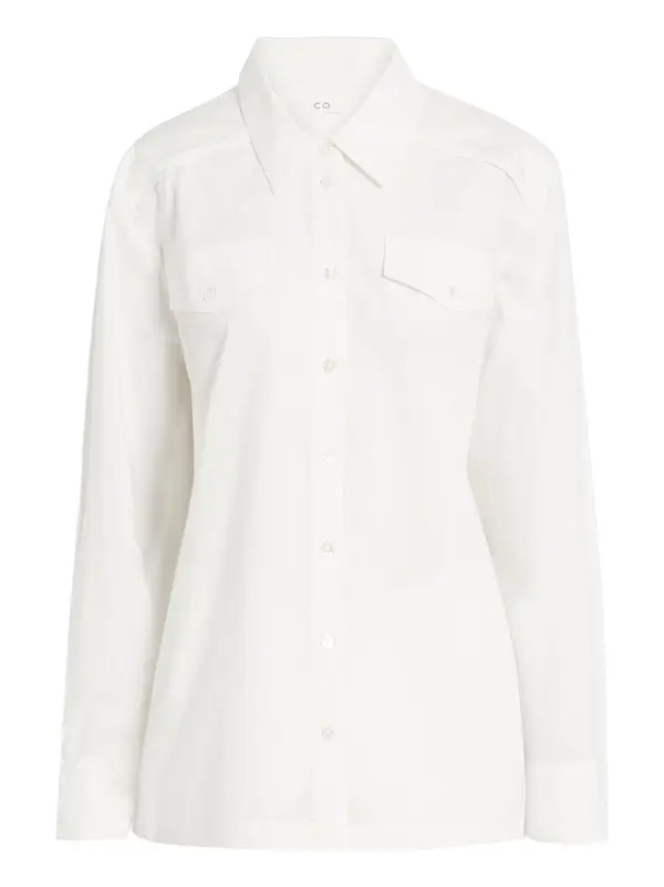 Co Cotton-poplin Shirt - Ivory