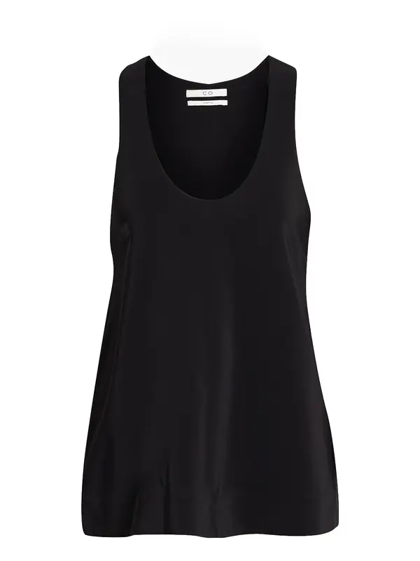 Co Crepe Tank - Black