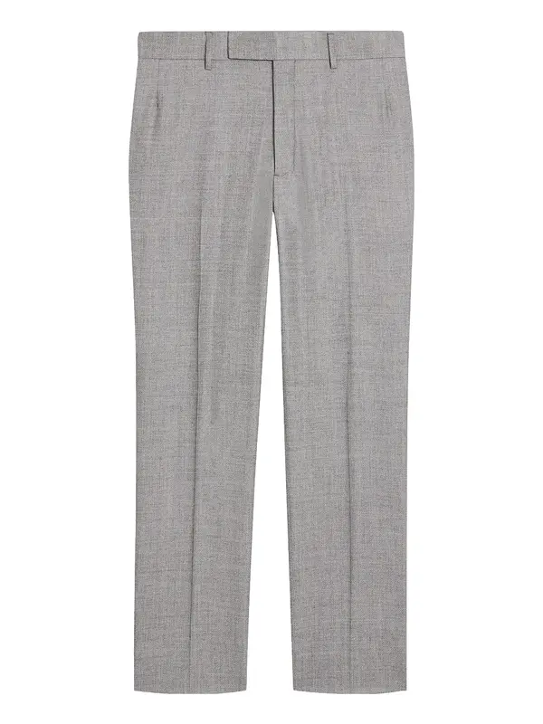 Gabriela Hearst Ernest Wool And Cashmere-blend Suit Pants - Gray