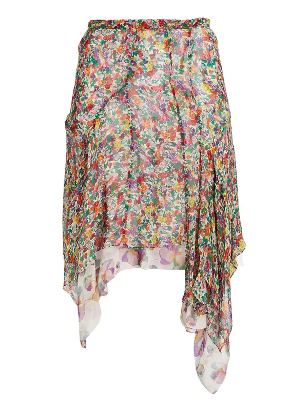 Isabel Marant Omyles Floral-print Mini Skirt - Multicolor