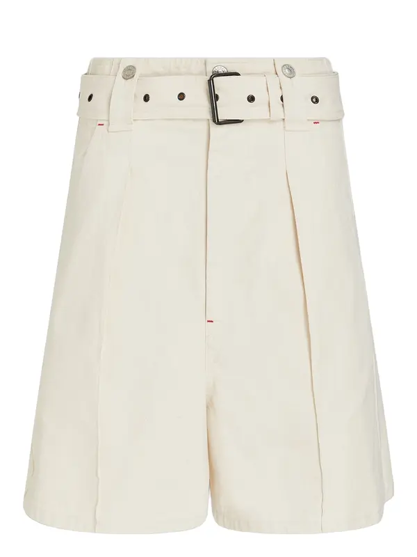 Isabel Marant Delilaz Cotton-twill Shorts - Ecru