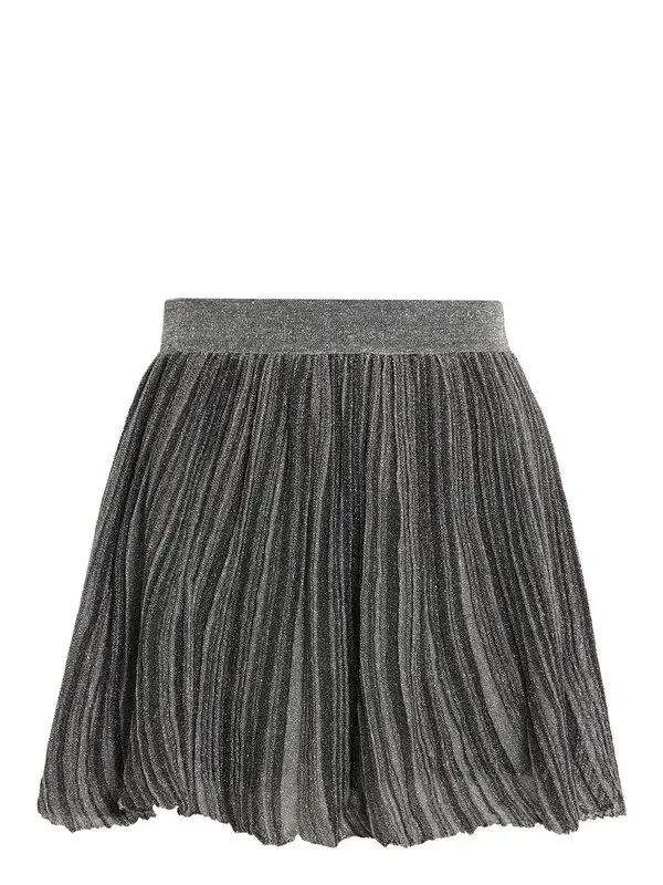 Isabel Marant Étoile Brayton Metallic Ribbed-knit Mini Skirt - Silver