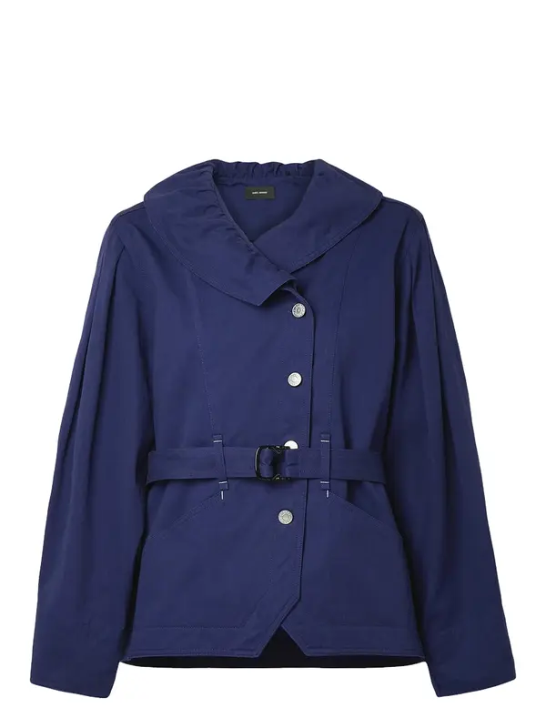 Isabel Marant Dipazo Belted Jacket - Indigo