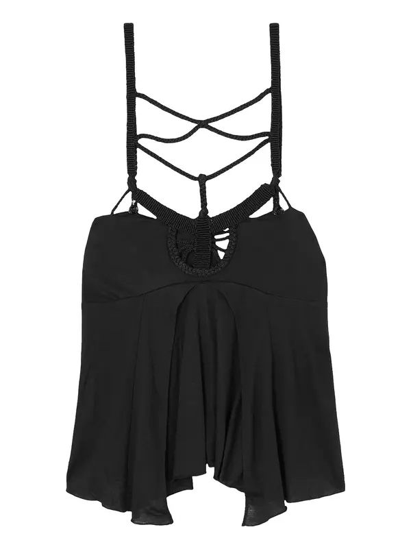 Isabel Marant Danila Macramé-trimmed Camisole - Black