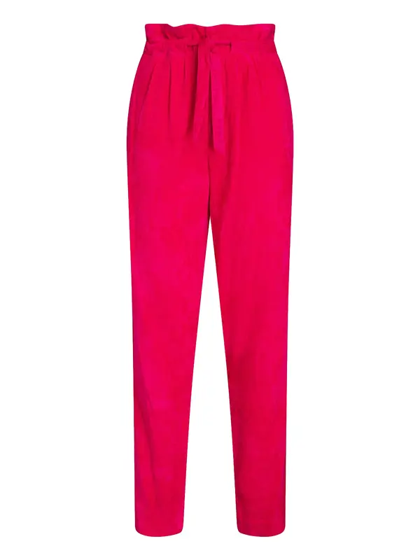 Isabel Marant Vilardo Corduroy Pants - Fuchsia