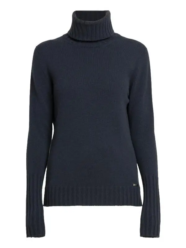 Kiton Cashmere Turtleneck Sweater - Blue