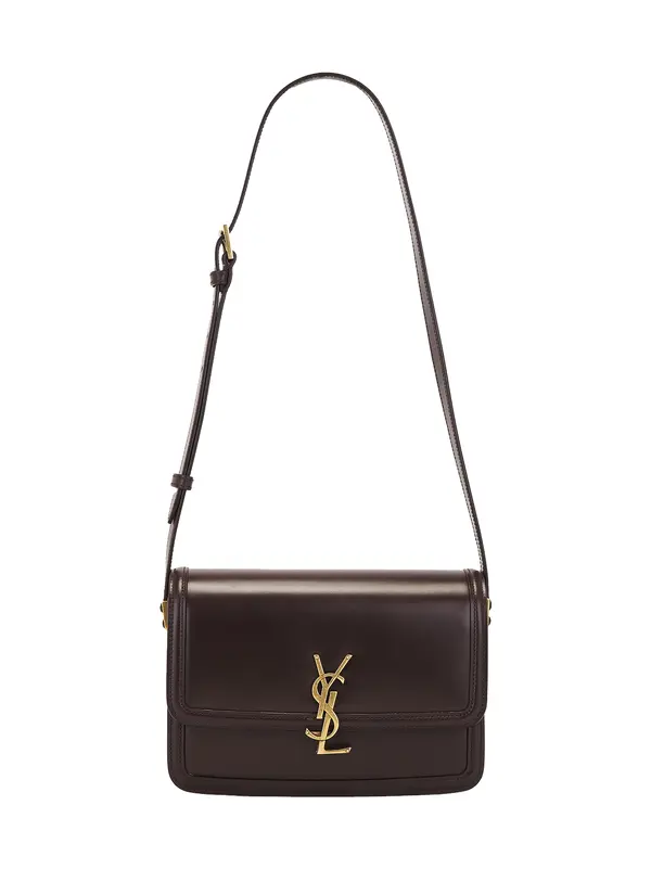 Saint Laurent Medium Solferino Satchel Bag - Dark Sweet Choco