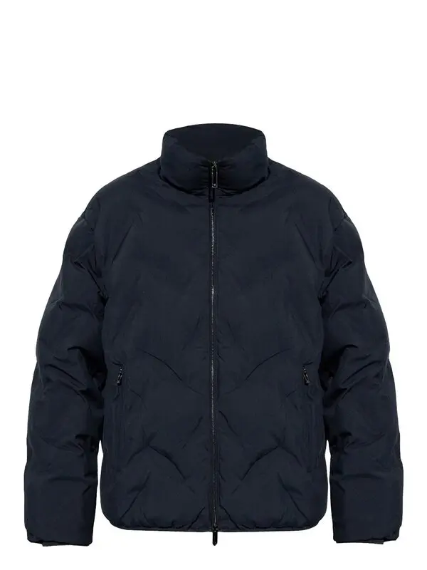 Emporio Armani High-neck Puffer Jacket - Blue