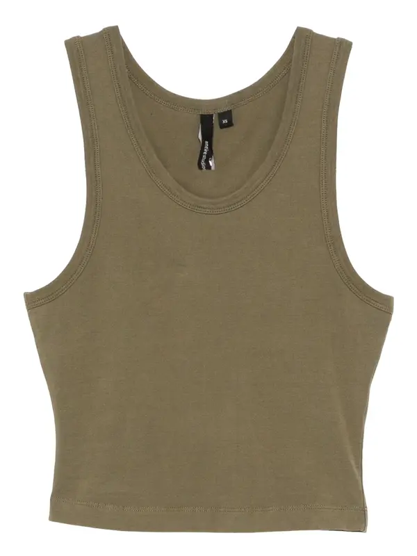 ENTIRE STUDIOS Cropped Tank Top - Green