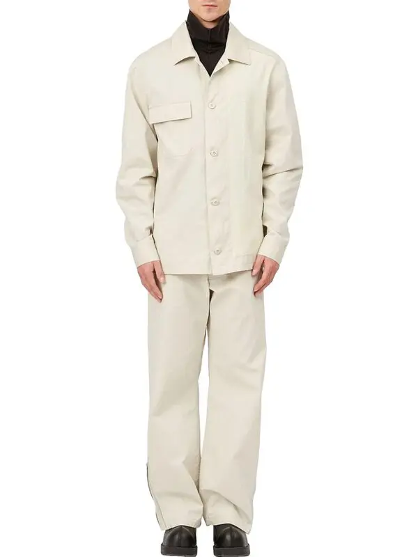 MAISON MARGIELA Gabardine-weave Cotton Shirt Jacket - Neutrals