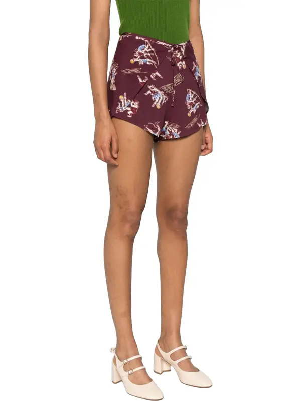 BODE Layup Printed Shorts - Red