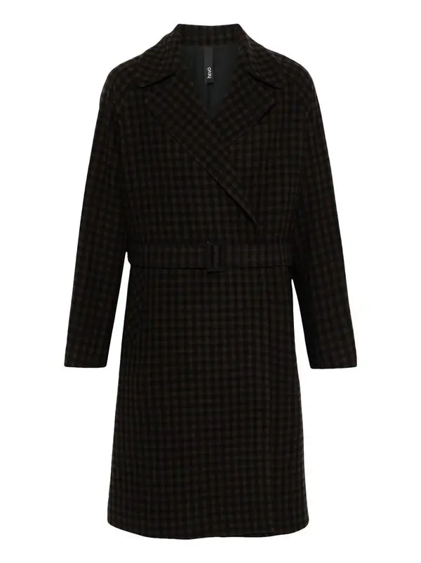 HEVO Brindisi Mid-length Coat - Brown