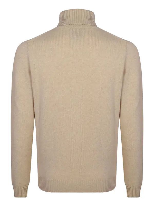 CENERE GB Roll-neck Jumper - Neutrals