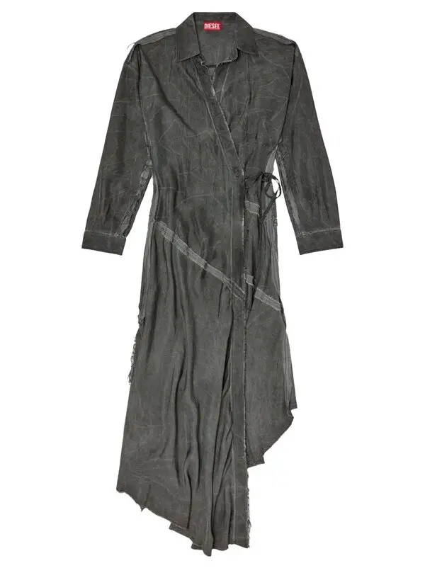 DIESEL® D-raven-q1 Maxi Dress - Grey