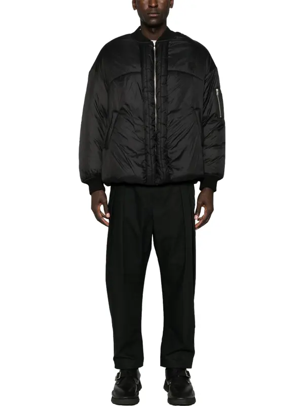 MORDECAI Padded Bomber Jacket - Black