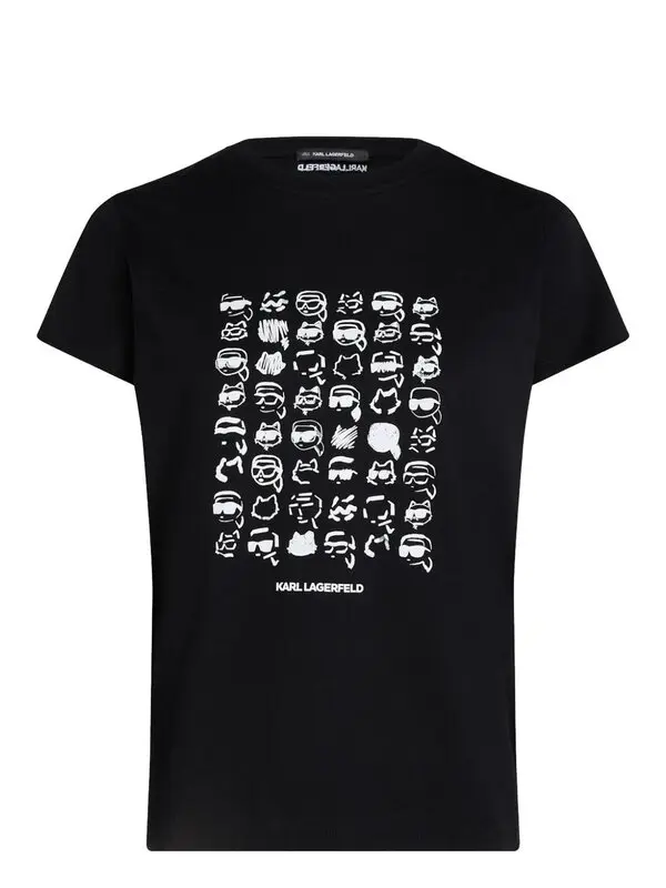 Karl Lagerfeld Ikon T-shirt - Black