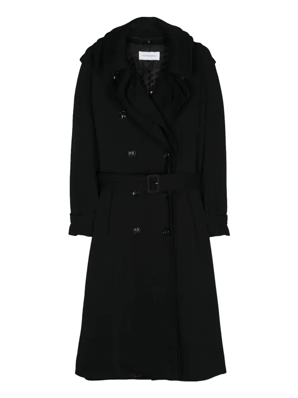 Viktor & Rolf Layered Trench Coat - Black