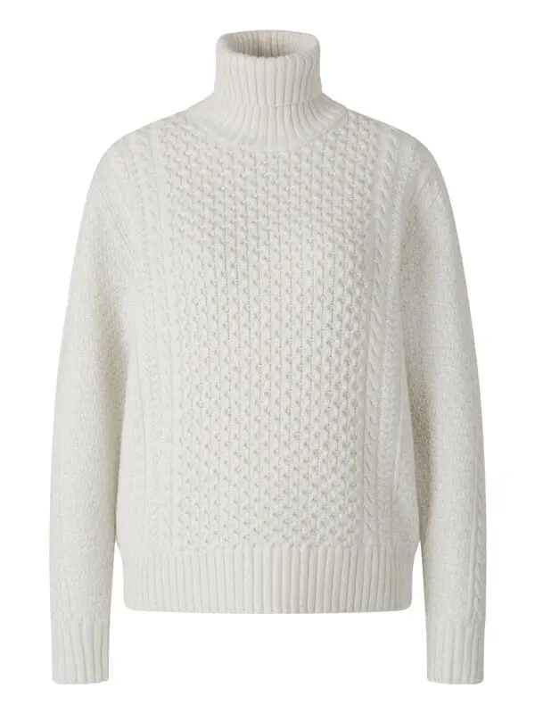 Fabiana Filippi Cable-knit Sweater - White