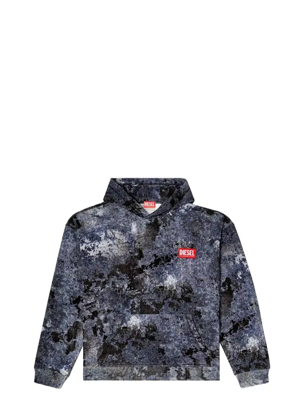 DIESEL® S-boxt-hood-r8 Hoodie - Blue