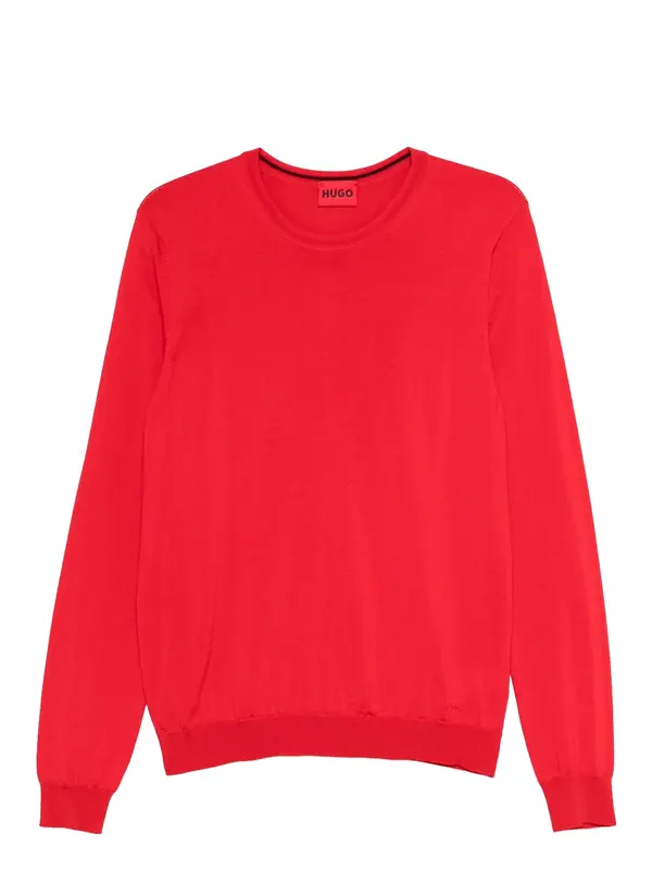 Hugo Virgin Wool Sweater - Red