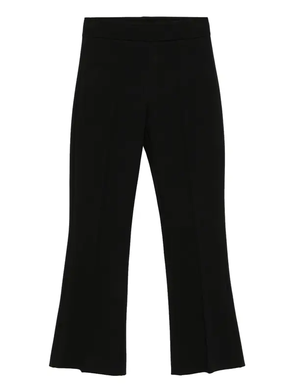 BLANCA VITA Flared Trousers - Black