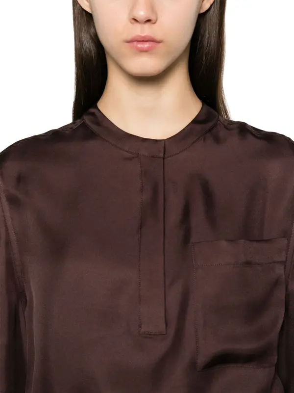 Loulou De Saison Loulou Studio Eden Shirt - Brown