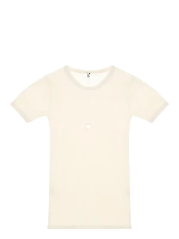 BASERANGE Cut-out T-shirt - White