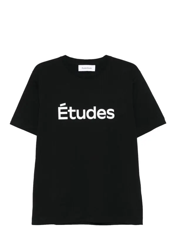 ÉTUDES STUDIO Logo-print T-shirt - Black