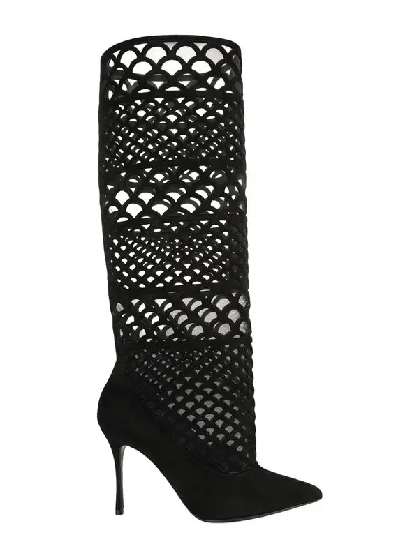 SERGIO ROSSI Sr Mermaid 90mm Boots - Black