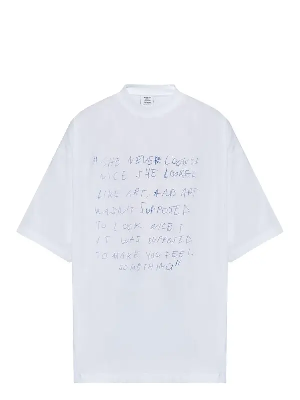 Vetements Graphic-print T-shirt - White