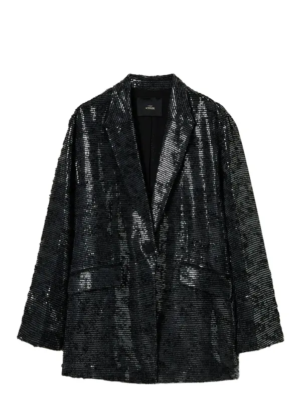 TWINSET Sequin-embellished Blazer - Black