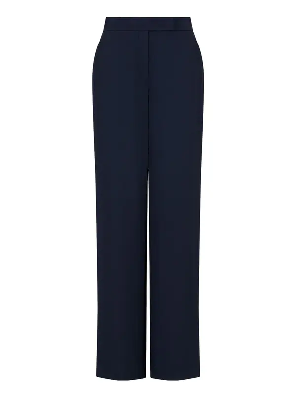 Emporio Armani High-waisted Trousers - Blue