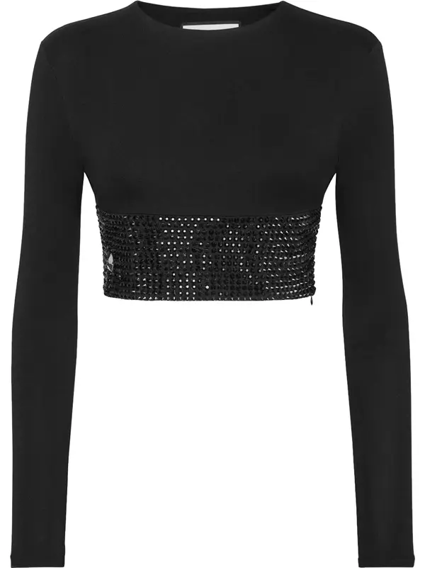 Philipp Plein Cropped T-shirt - Black