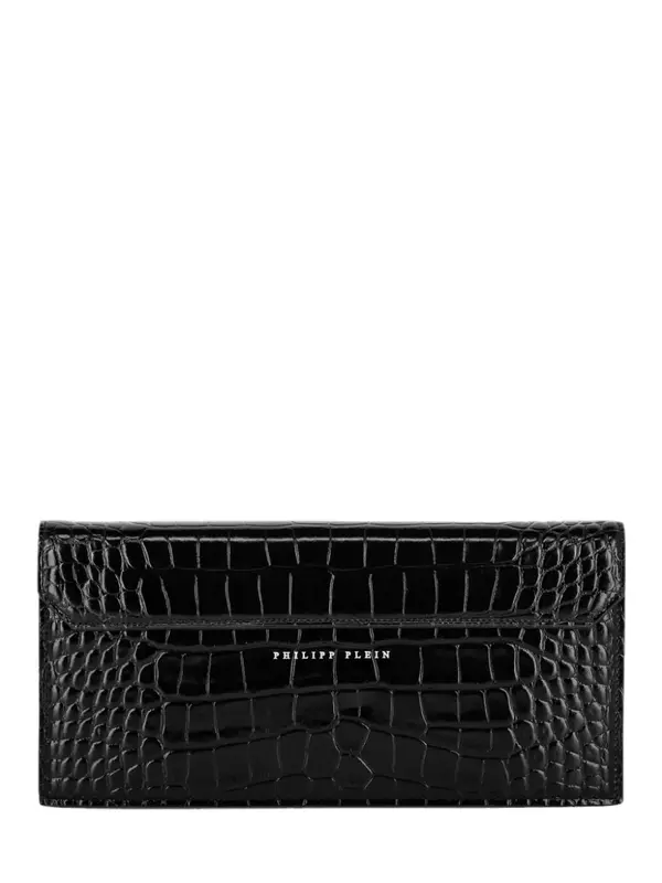 Philipp Plein Gothic Plein Clutch - Black