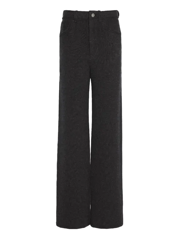 BARRIE Wide-leg Trousers - Black
