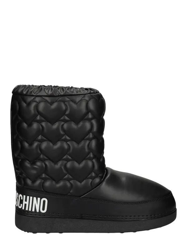 Moschino Chunky Quilted Boots - Black