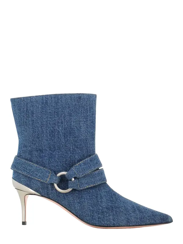 Jean-michel Cazabat Denim Ankle Boots - Blue