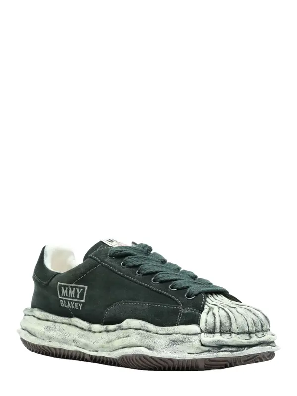 Mihara Yasuhiro Yasuhiiro Blakey Low-top Sneakers - Green
