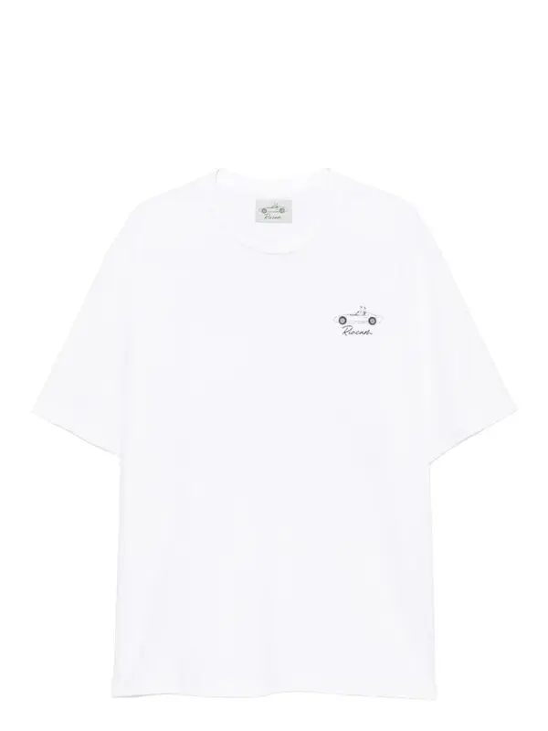 RIOCAM Car-printed T-shirt - White