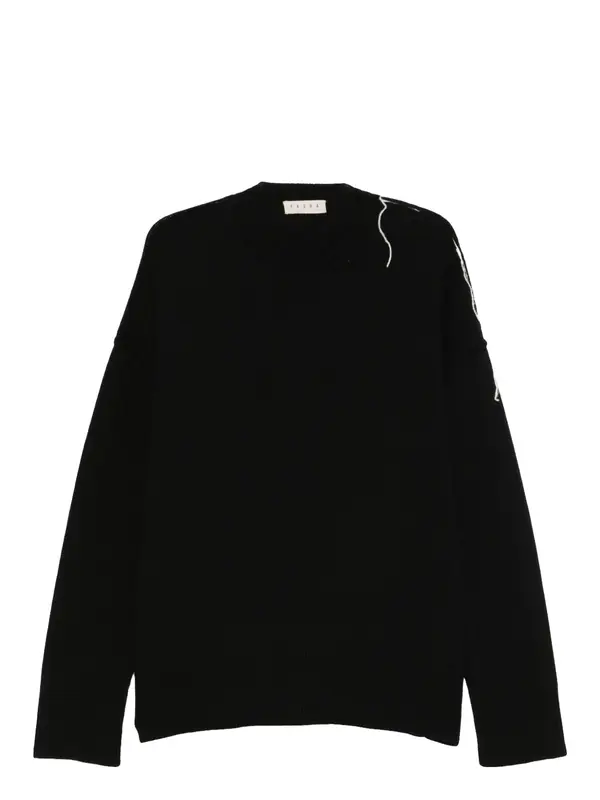 PAURA Riccione Wool-blend Sweater - Black