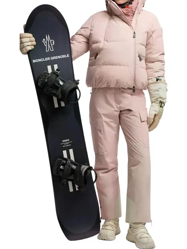 Moncler Straight-leg Ski Trousers - Pink